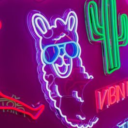 Llama Neon Light | Cool Wall Art for Kids & Teens | Custom Neon®